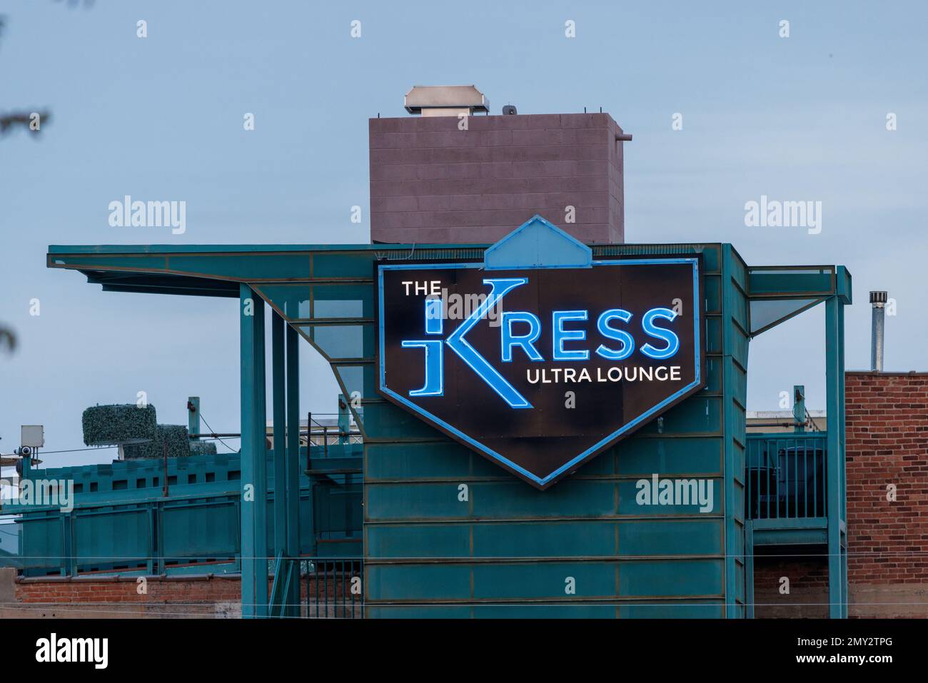 The Kress Sign in Downtown Yuma Az Stock Photo - Alamy