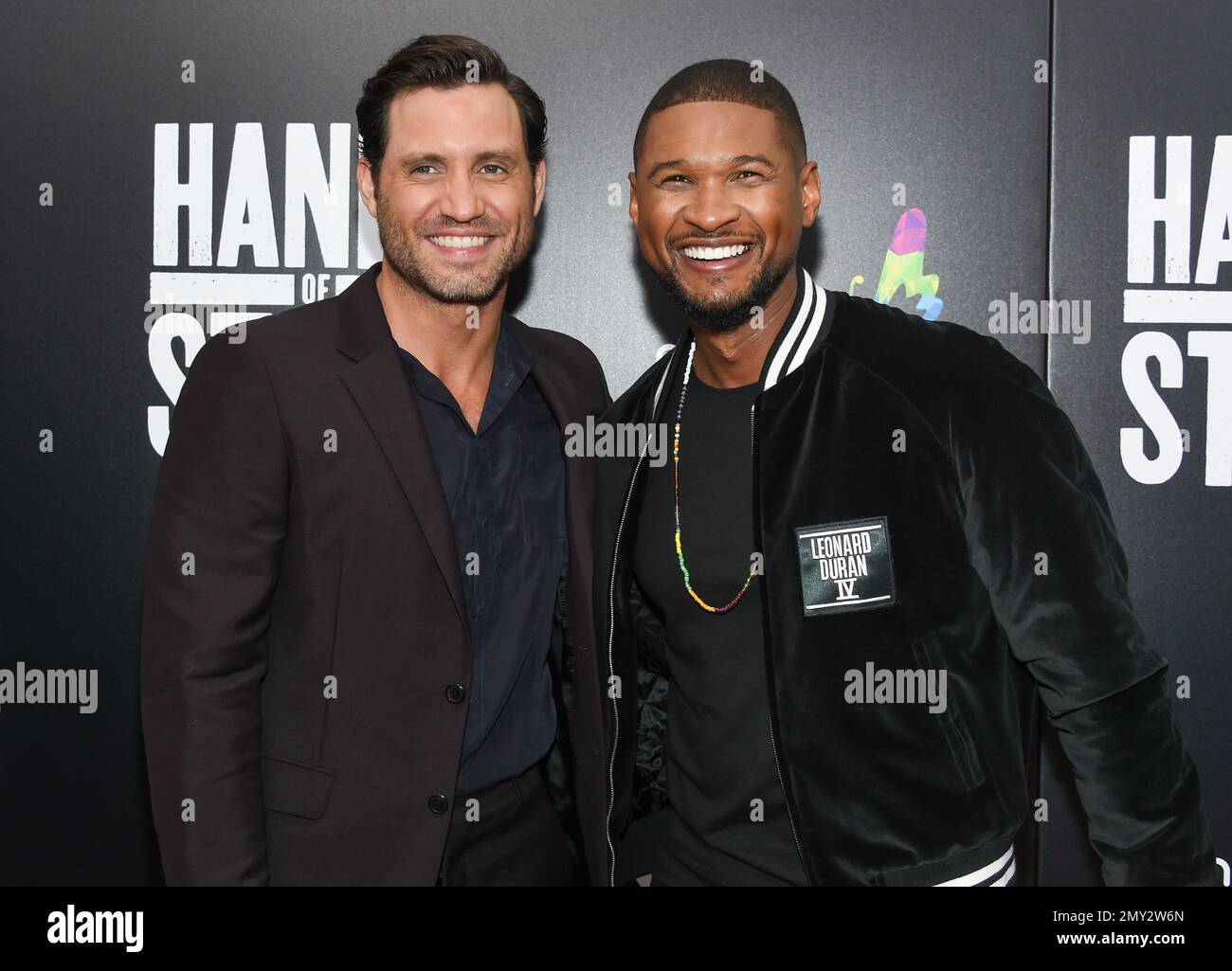Actors Usher Raymond, left, and Edgar Ramirez, who play Sugar Ray ...
