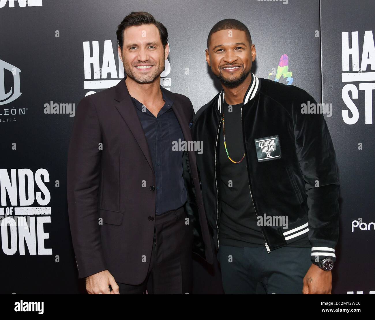 Actors Usher Raymond, left, and Edgar Ramirez, who play Sugar Ray ...