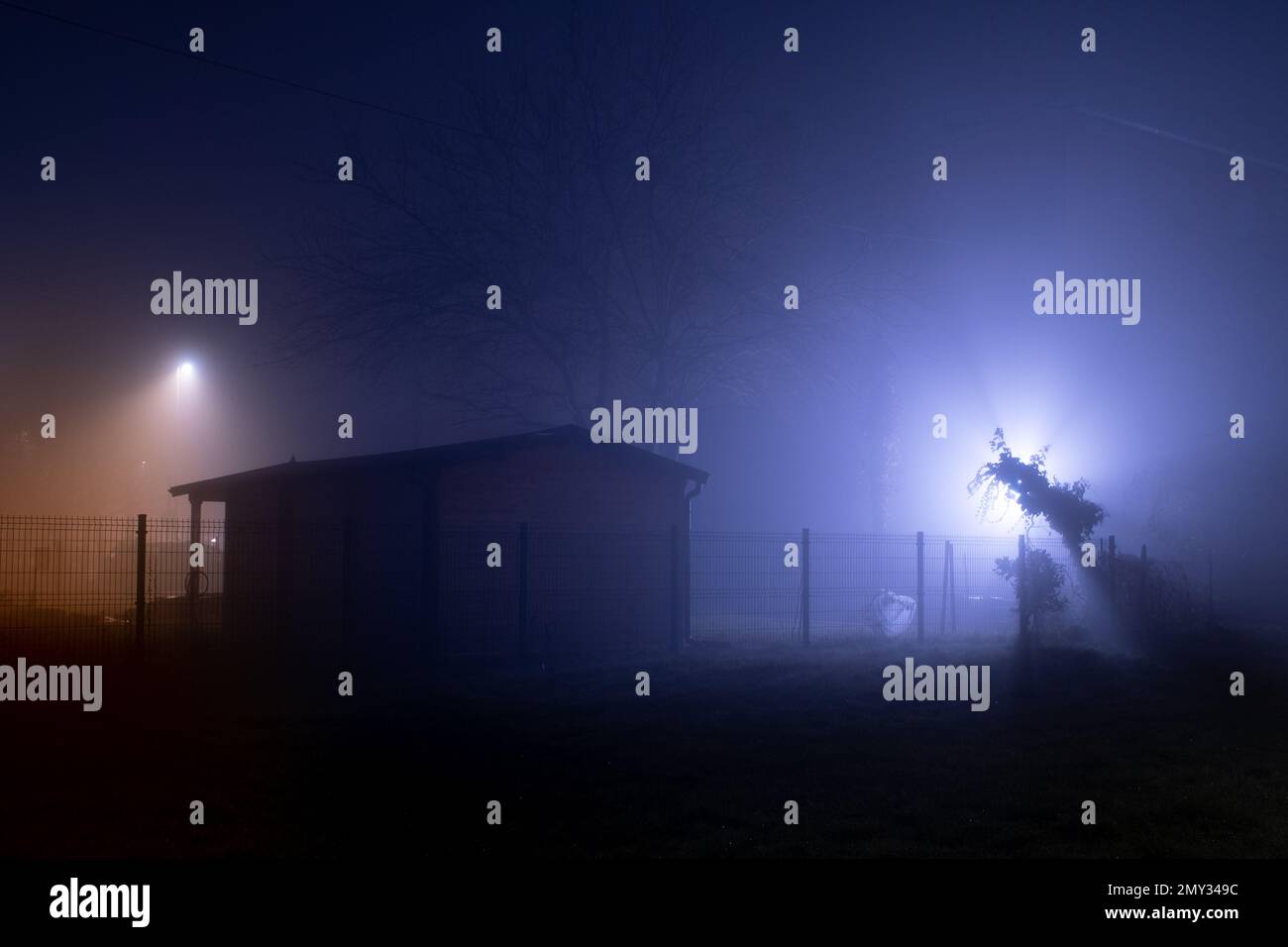 Cool night colors hi-res stock photography and images - Alamy