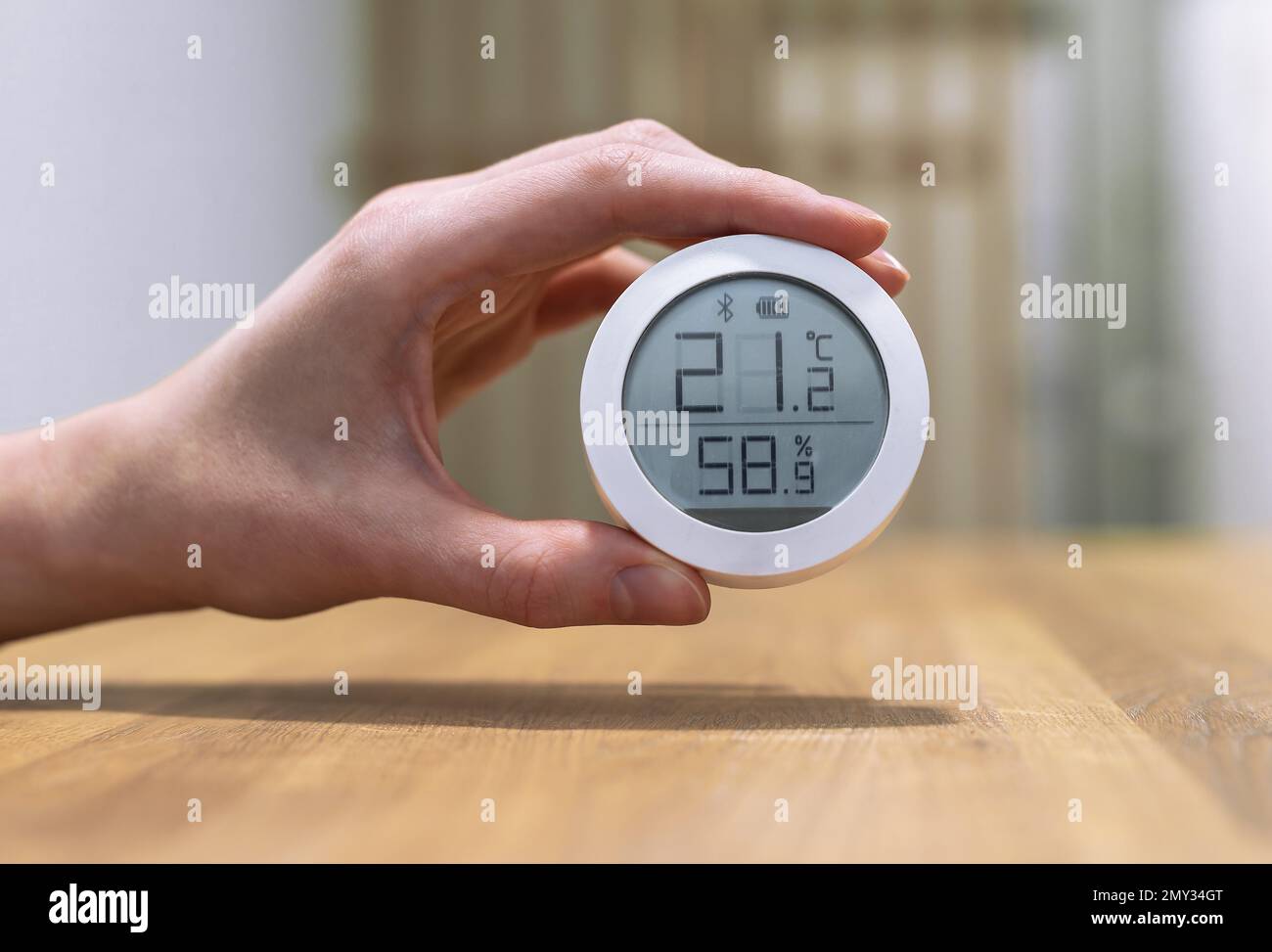 Thermohygrometer, home air quality and humidity control device with ...