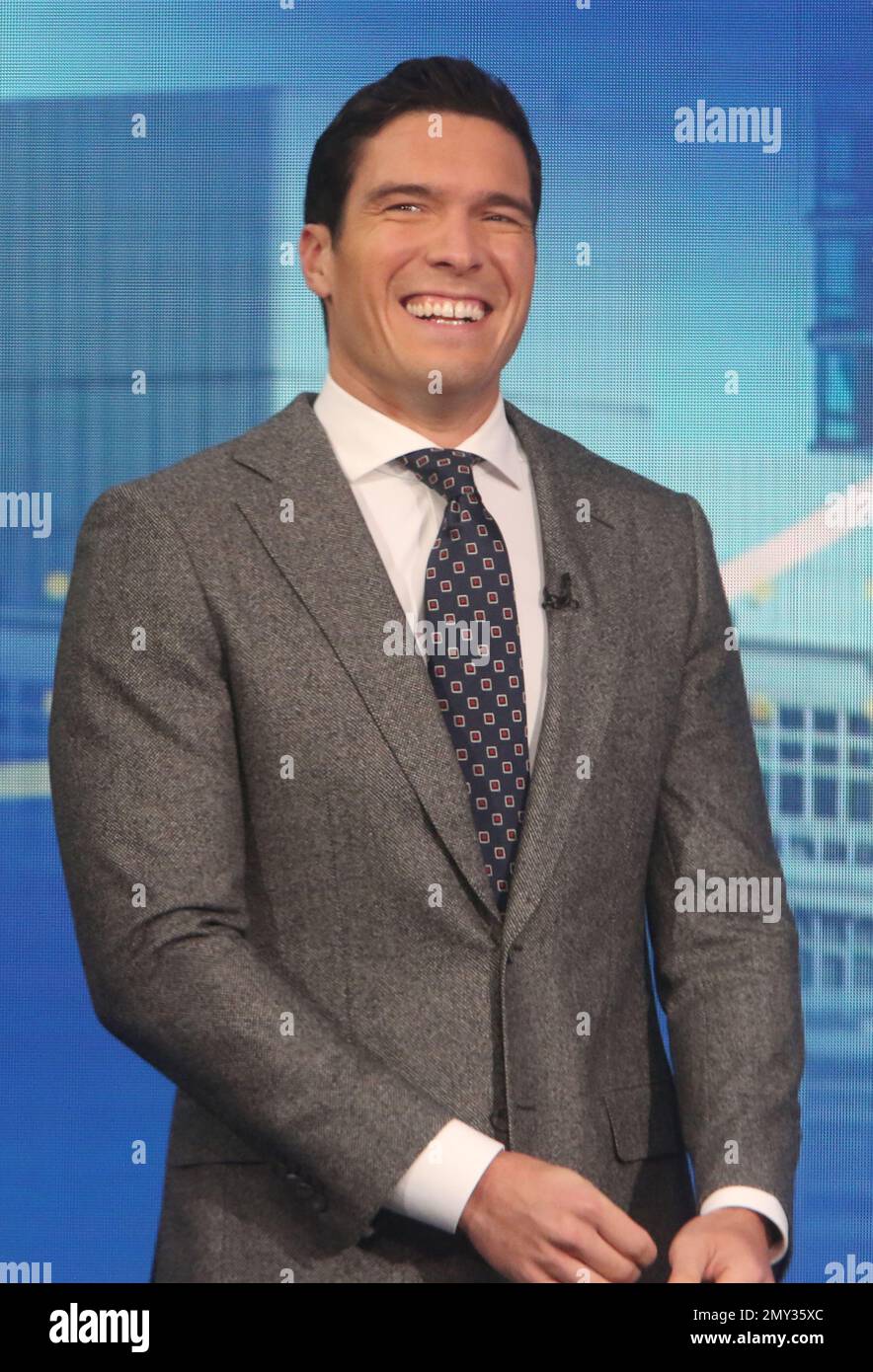 ‘Good Morning America’ cast seen on set. -PICTURED: WIll Reeve ...