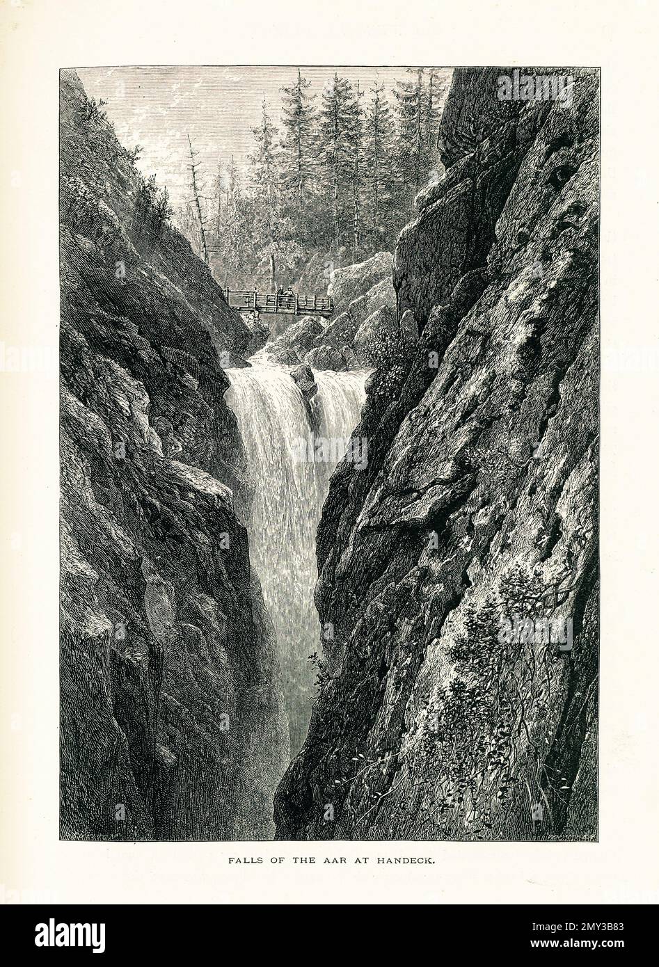 Handegg waterfall hi-res stock photography and images - Alamy