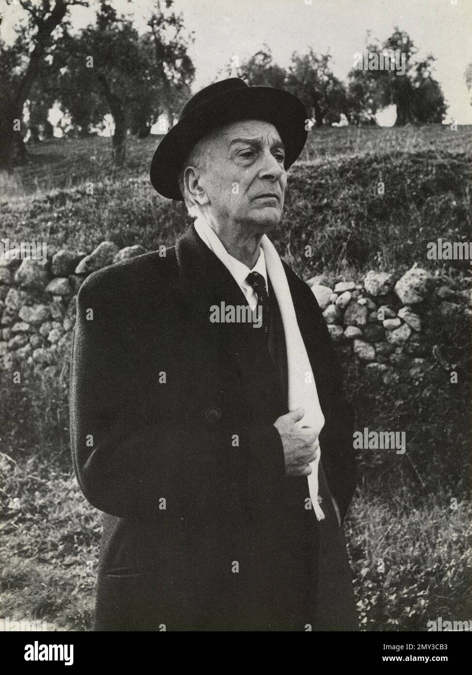 Italian politician and President of the Republic Antonio Segni, Italy ...