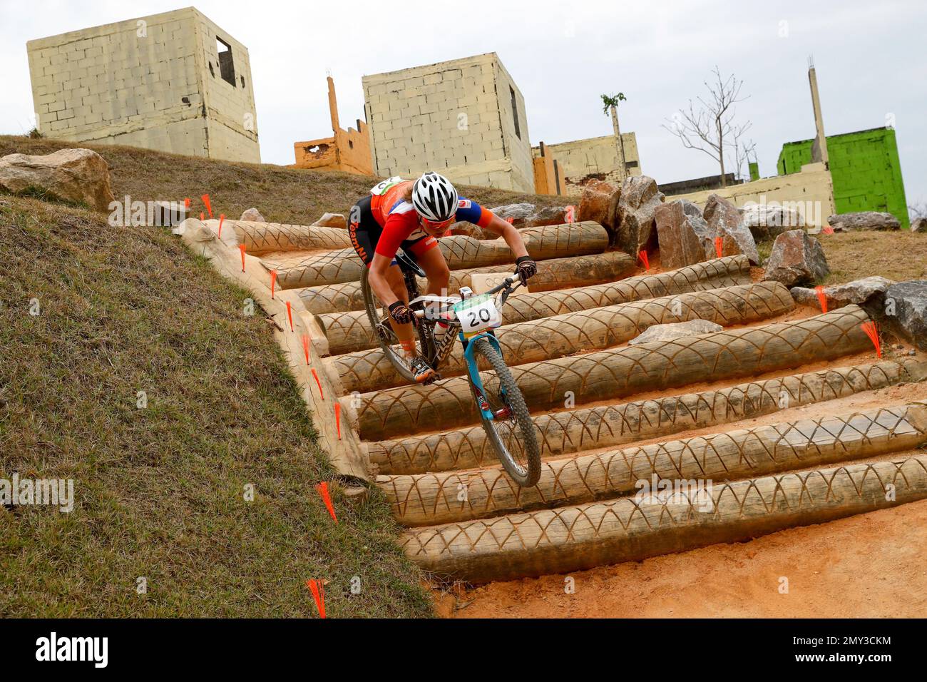 Anne Terpstra of the Netherlands competes in the women's cross-country ...