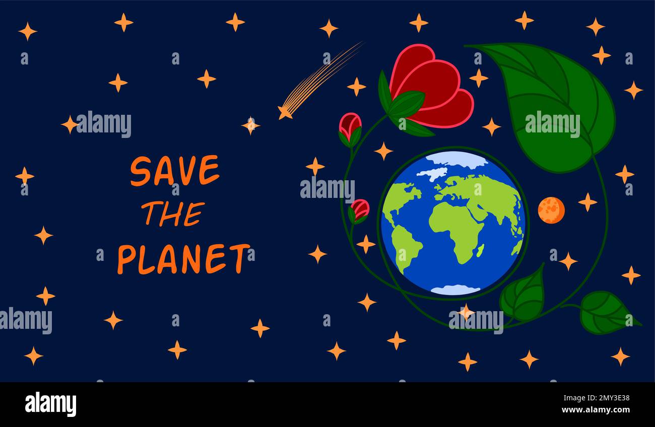 Save our planet earth, ecology eco environmental protection, climate ...