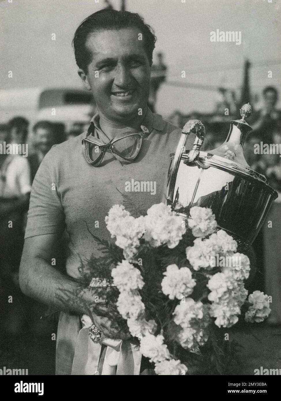 Italian motorsports racing driver Alberto Ascari, Italy 1955 Stock ... Italian motorsports racing driver Alberto Ascari, Italy 1955 Stock ...