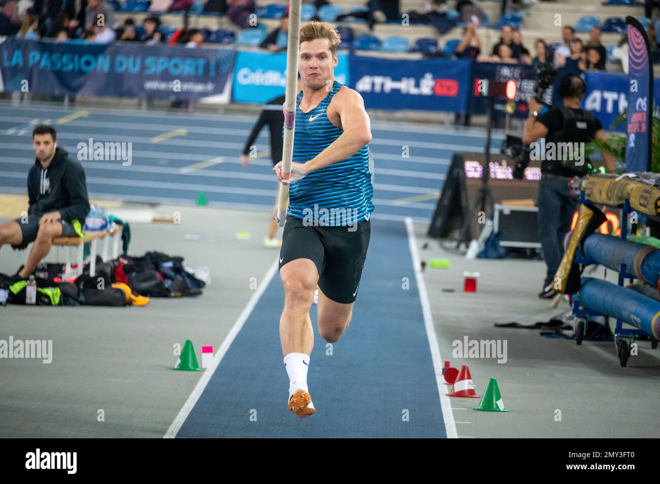 Kevin MAYER during the Meeting Miramas Metropole 2023, World Athletics ...