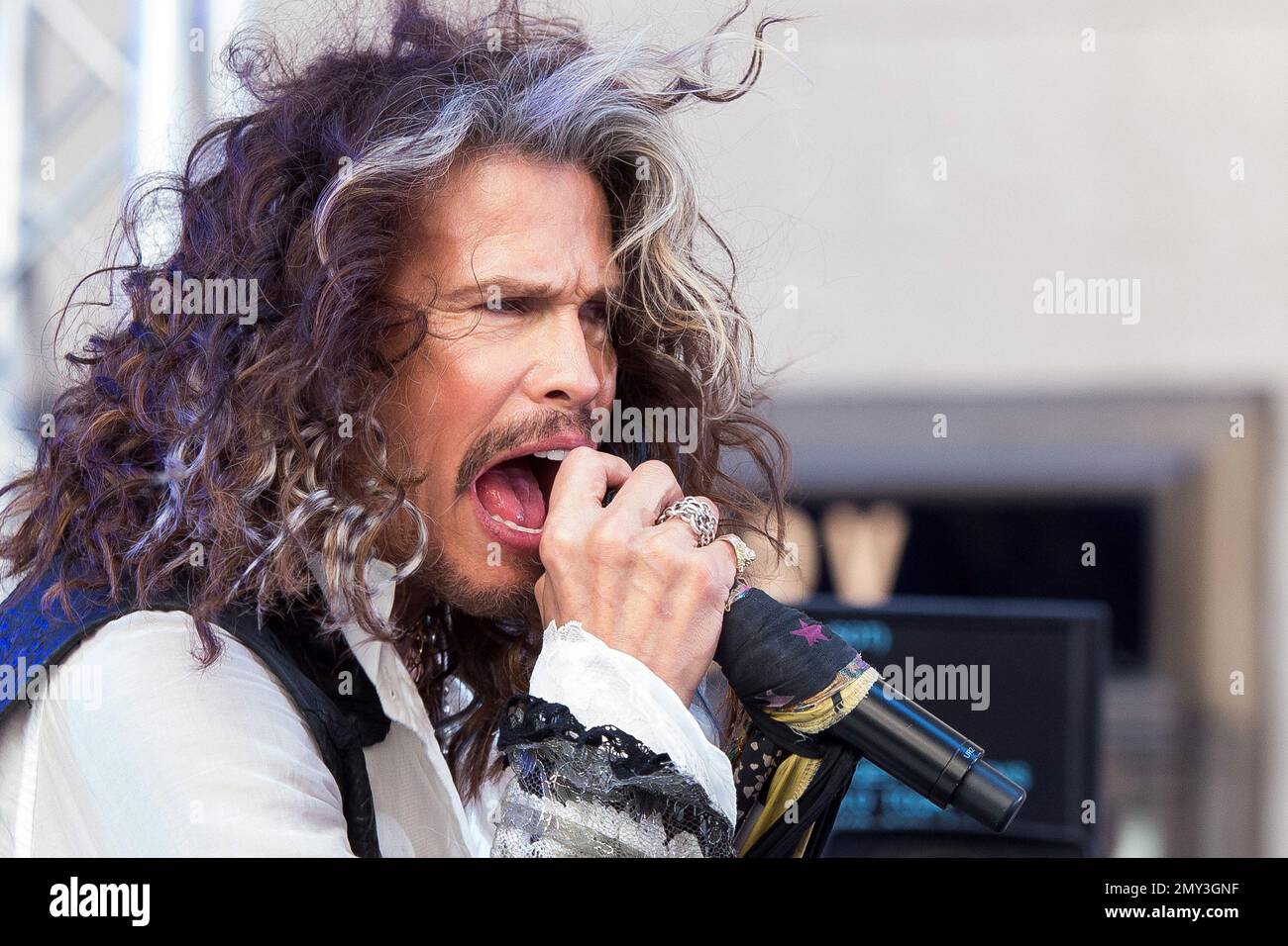 FILE- In this June 24, 2016, file photo, Steven Tyler performs on NBC's ...