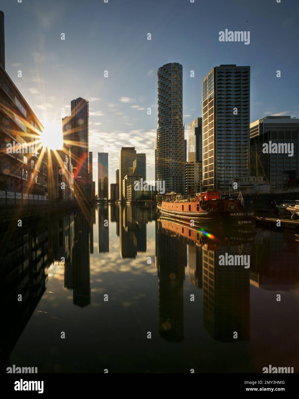London buildings at Sunset Stock Photo - Alamy