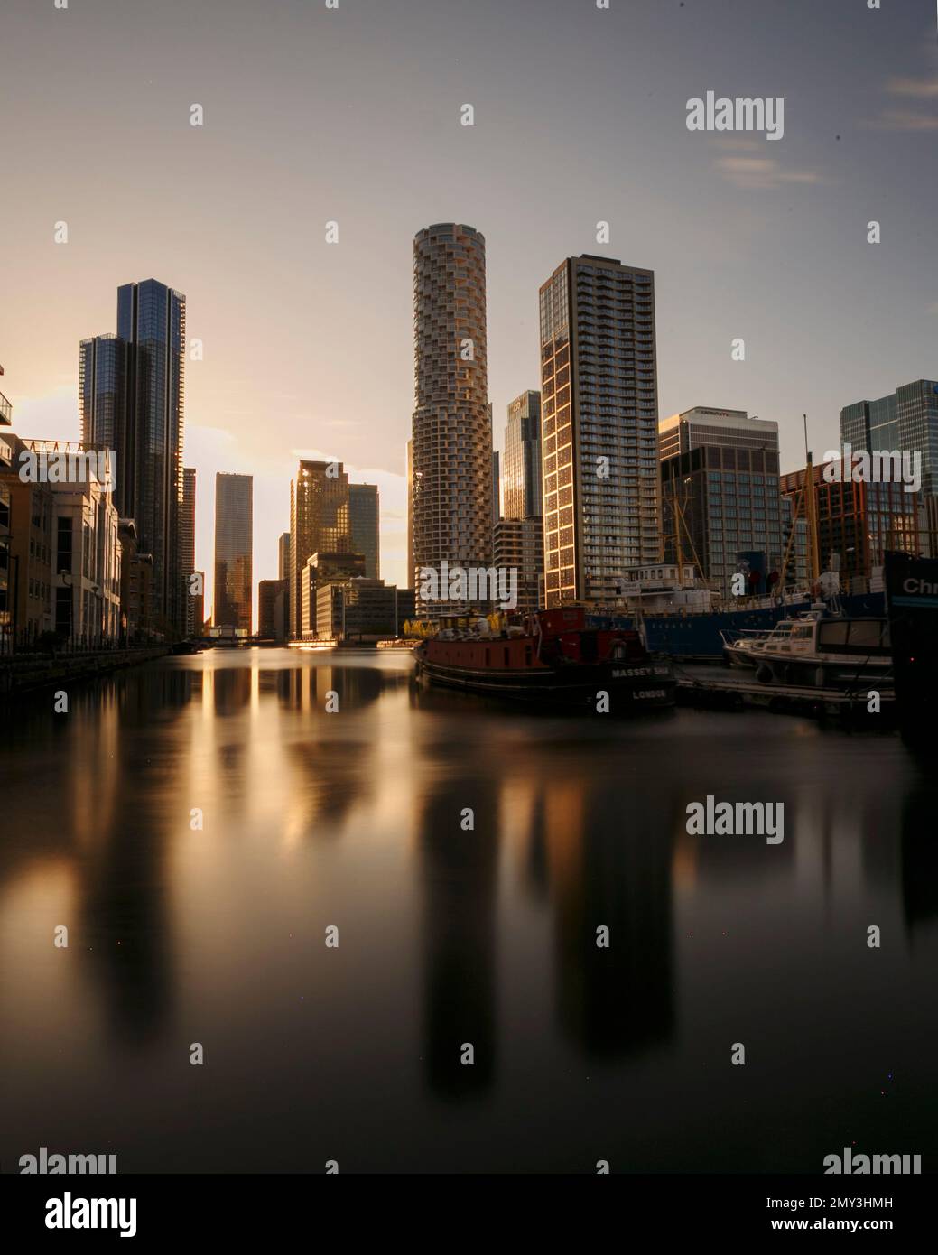 London buildings at Sunset Stock Photo - Alamy