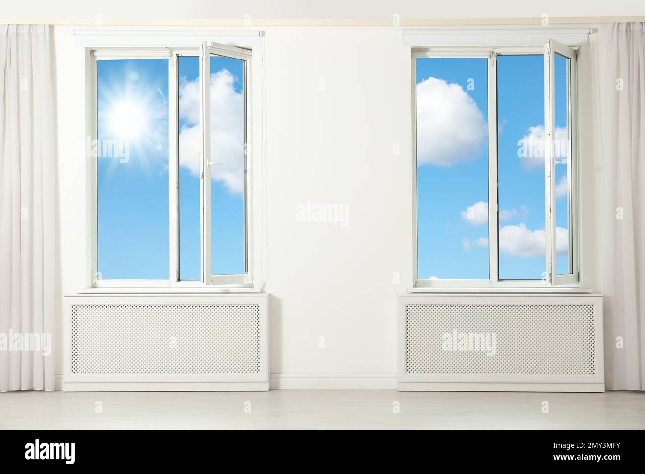 Sky and clouds through windows hi-res stock photography and images - Alamy