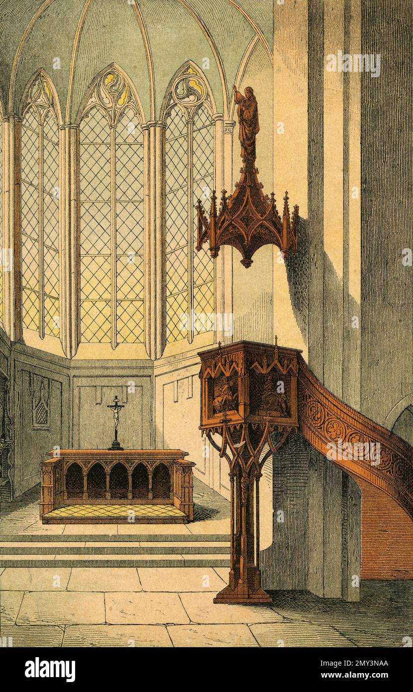 Church Drawing In Color