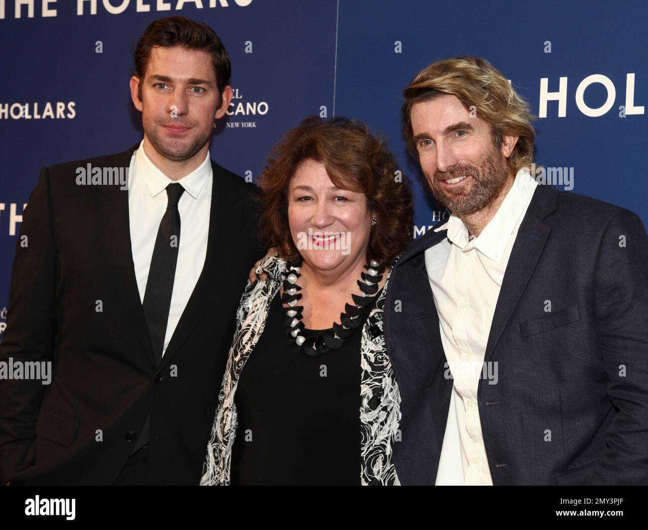 Actors John Krasinski, from left, Margo Martindale and Sharlto Copley ...