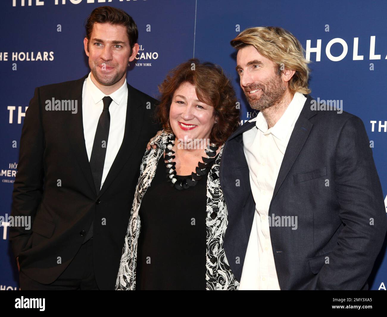 Actors John Krasinski, from left, Margo Martindale and Sharlto Copley ...