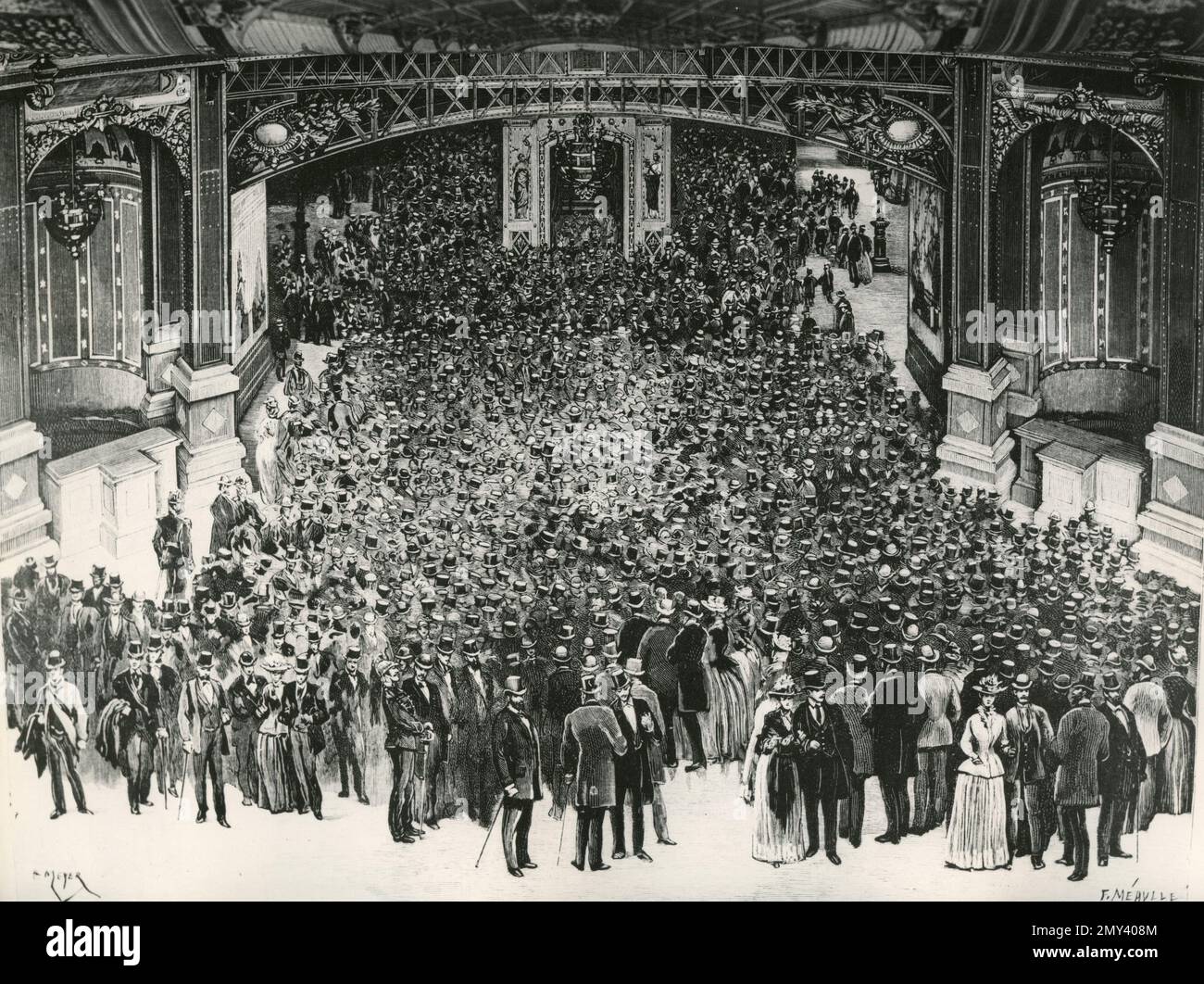 View of the Paris Exposition Universelle, illustration, France 1889 ...