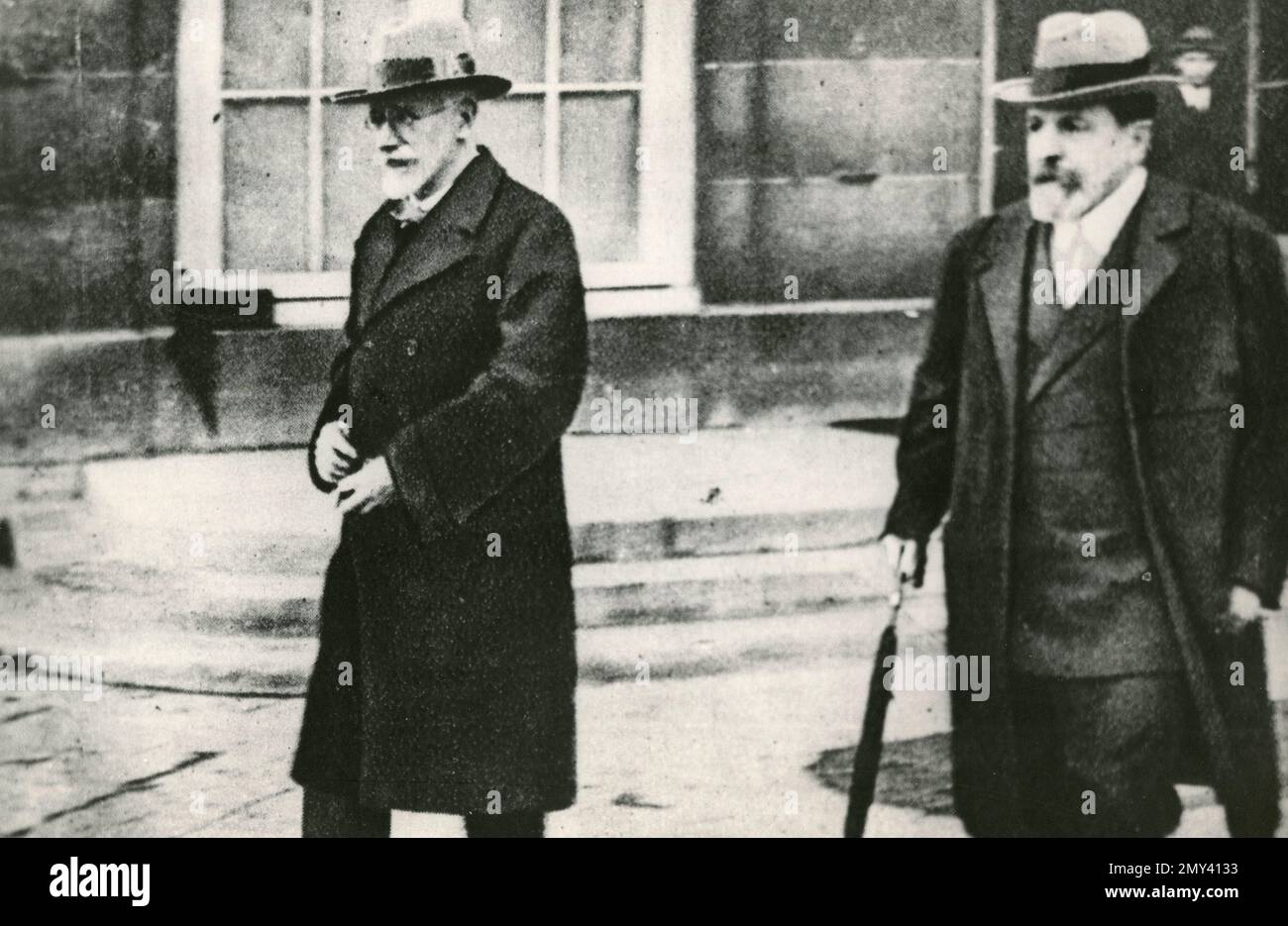 Greek politician and PM Eleutherios Venizelos (left), Greece 1928 Stock ...