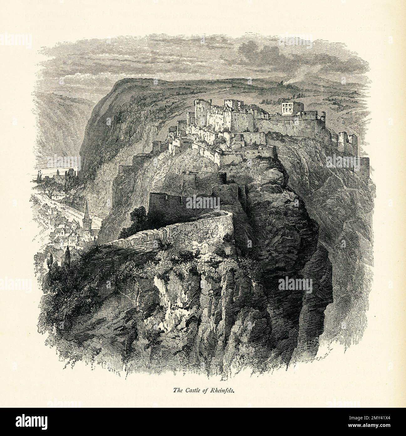 Rheinfels castle located hi-res stock photography and images - Alamy