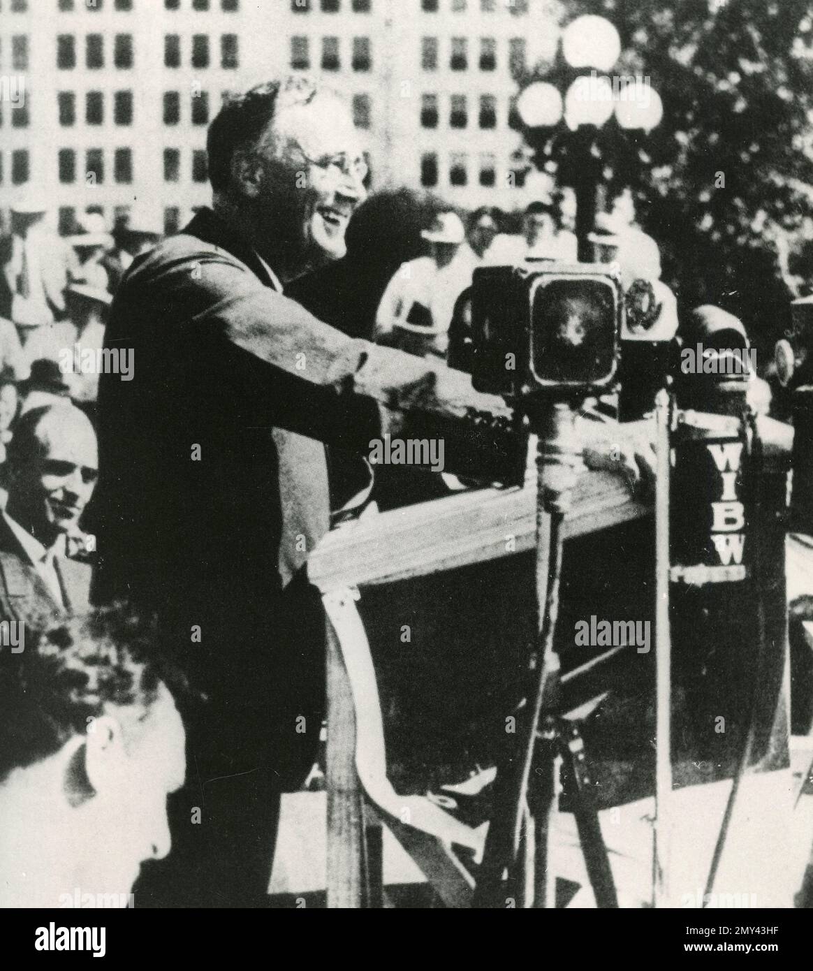 American politician, lawyer, and President Franklin Delano Roosevelt at ...