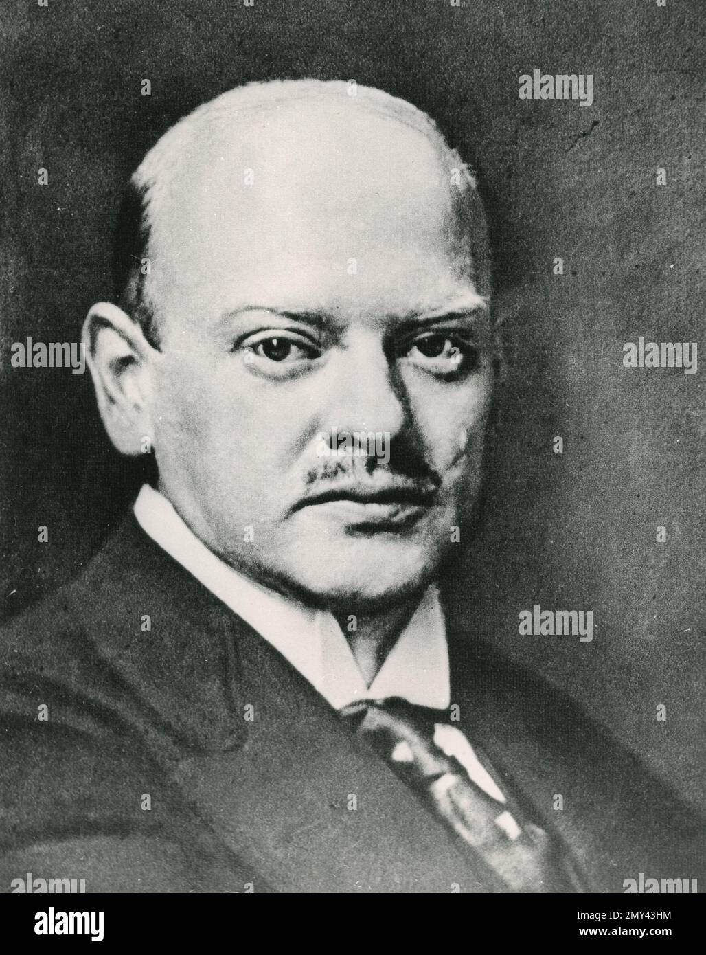 Portrait of German statesman and chancellor Gustav Ernst Stresemann ...