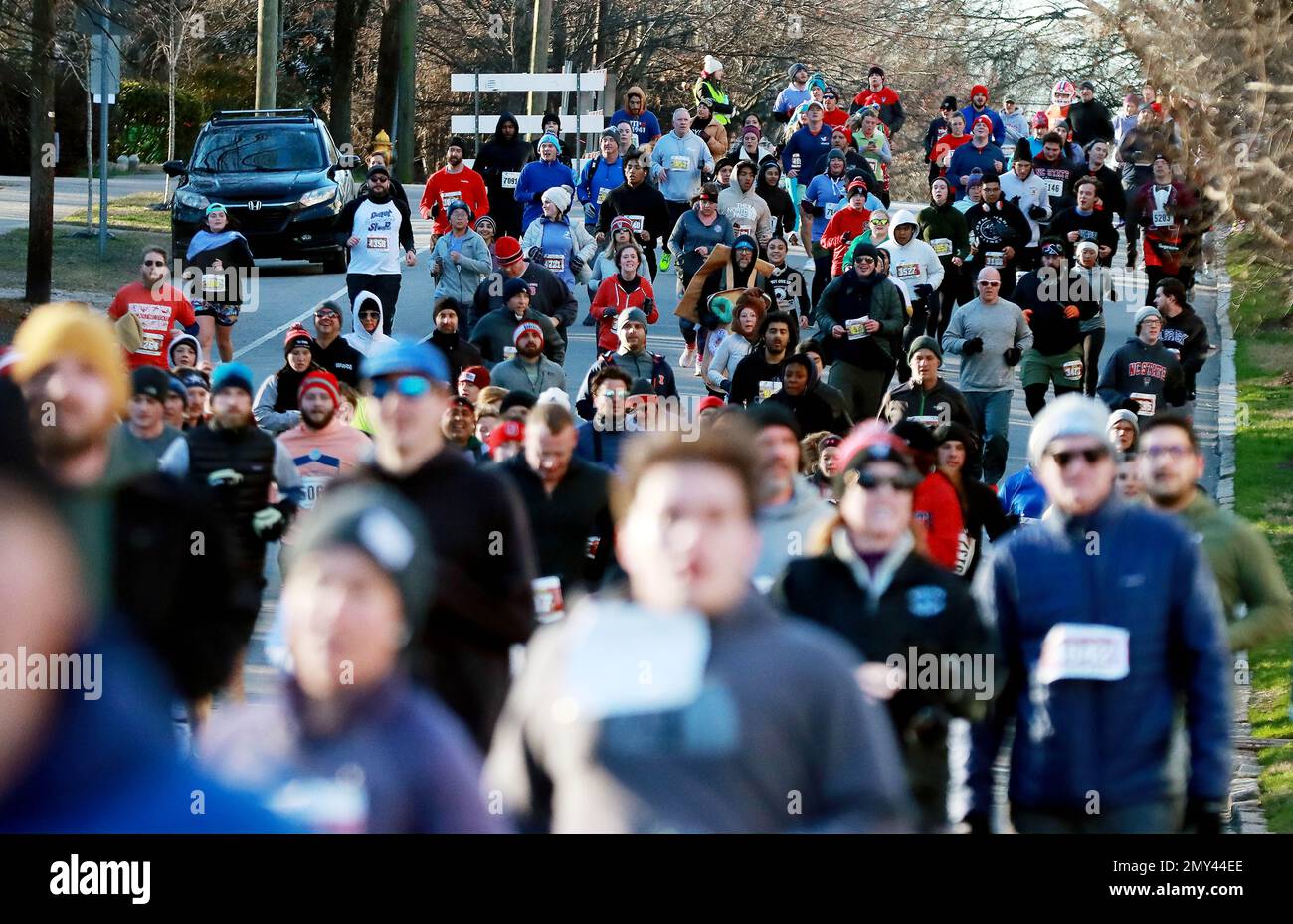 Raleigh, North Carolina, USA. 4th Feb, 2023. Over 4000 runners took to ...