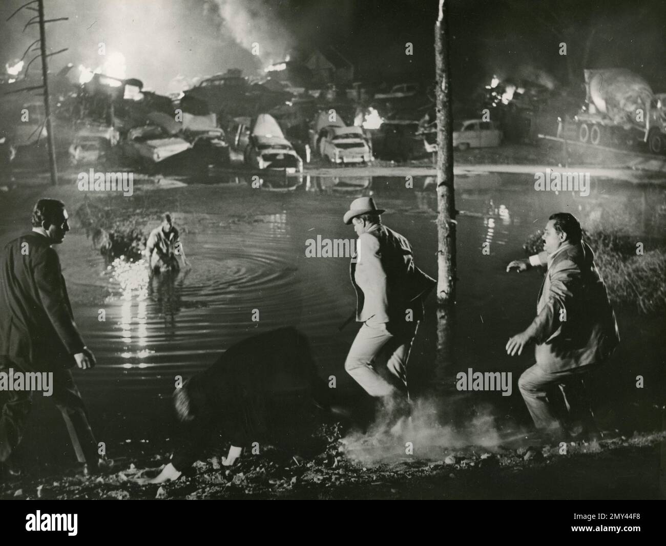 Scene from unidentified movie, 1960s Stock Photo - Alamy