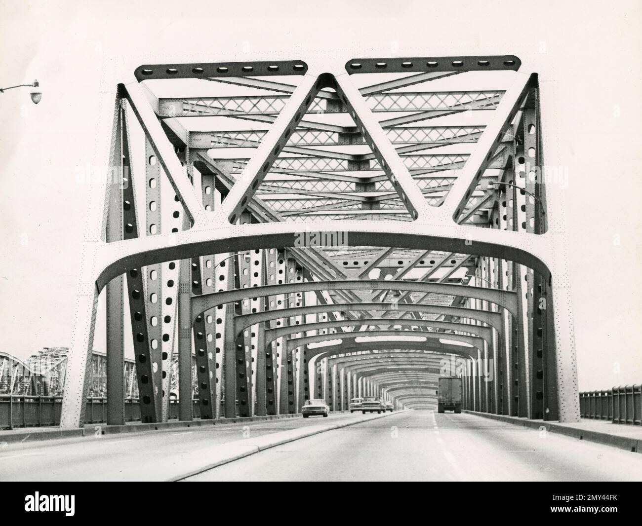 View of the Murray Baker Bridge, Illinois, USA 1960s Stock Photo - Alamy