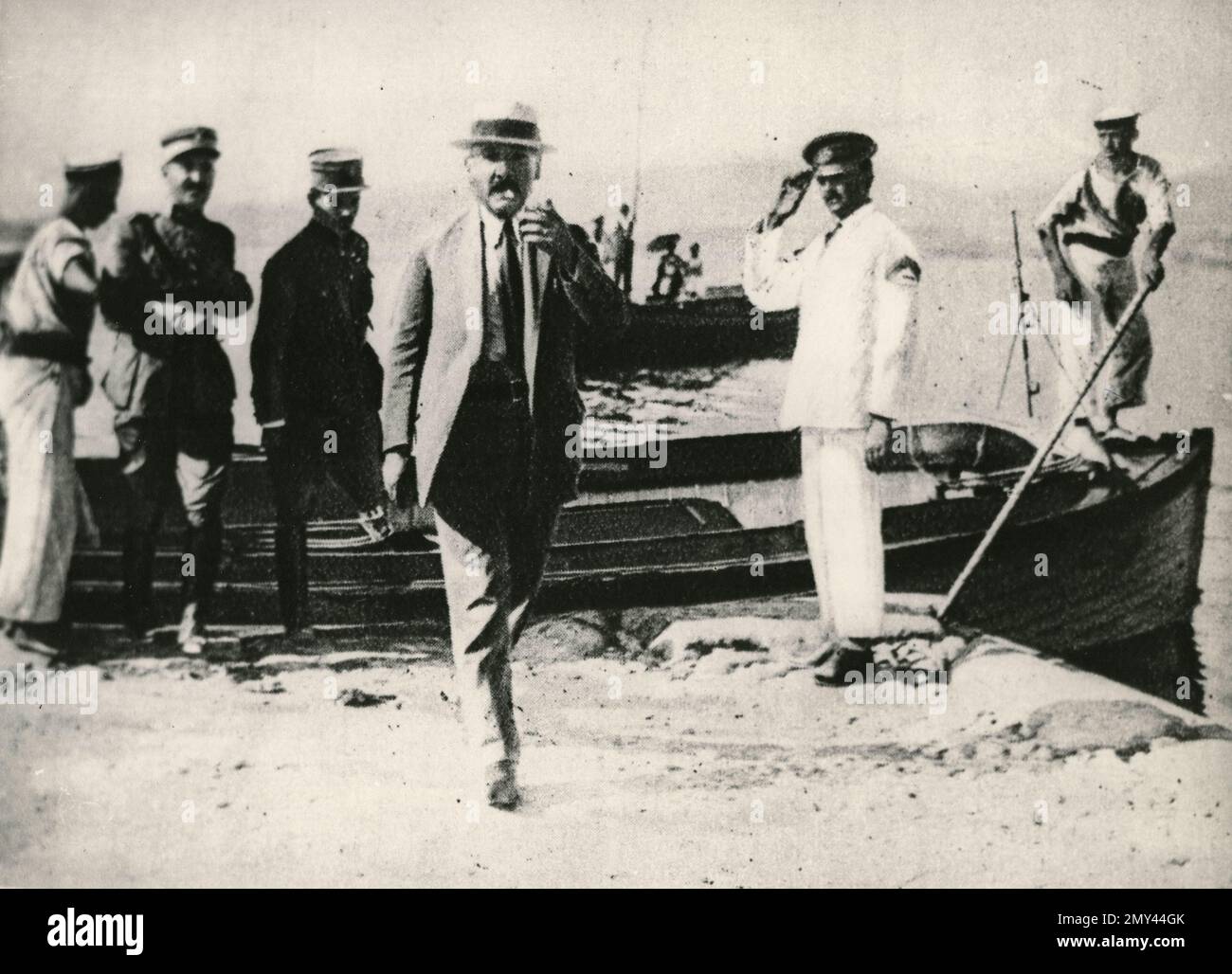 Greek general, politician and dictator Theodoros Pangalos after the ...