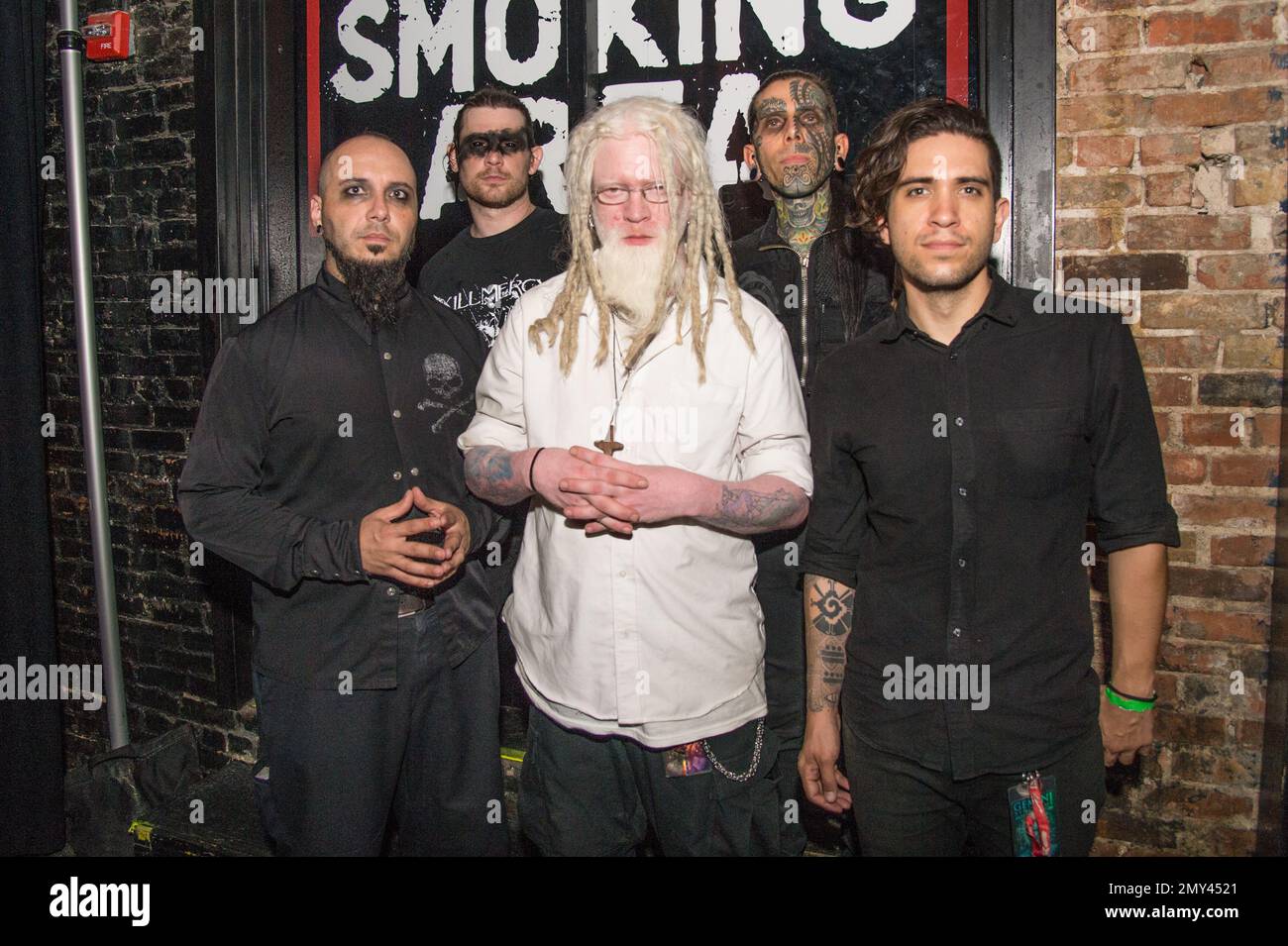 Brian Steele Medina, from left, Michael Anthony Salerno, Aaron Vincent ...