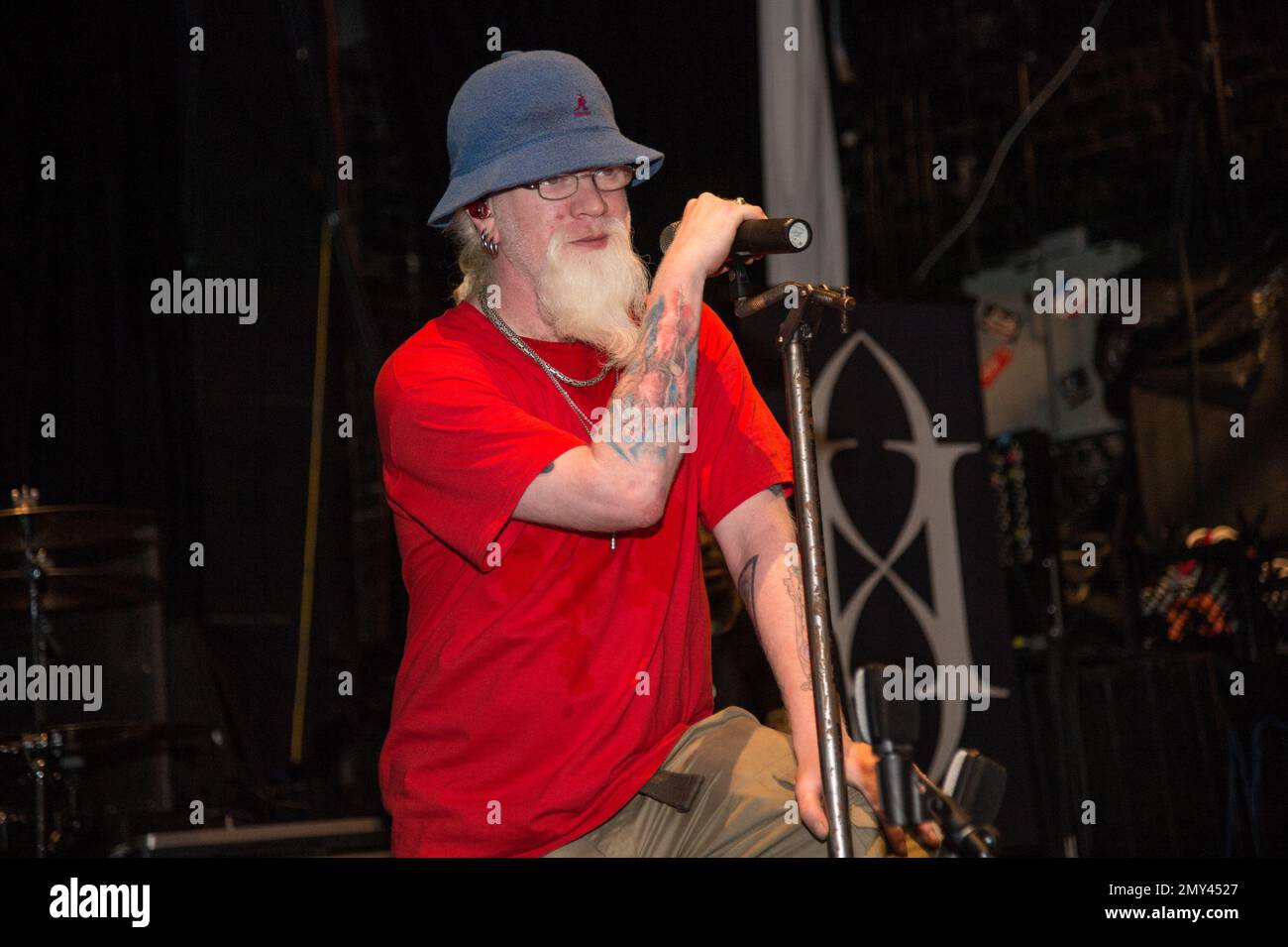 Aaron Vincent Nordstrom of Gemini Syndrome performs at Trees on ...