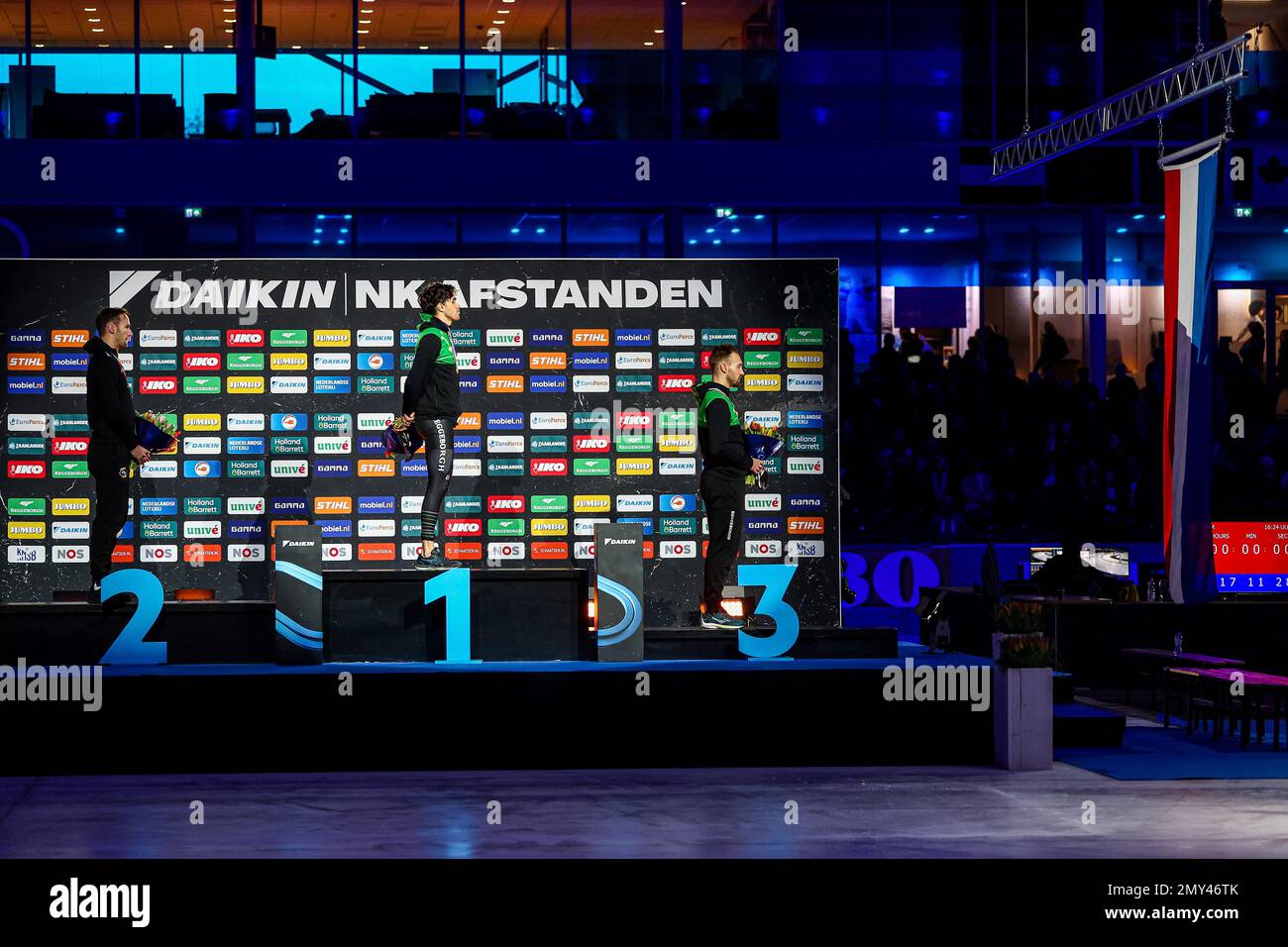 HERENVEEN - (lr) Thomas Krol (second), Patrick Roest (first), Kjeld ...