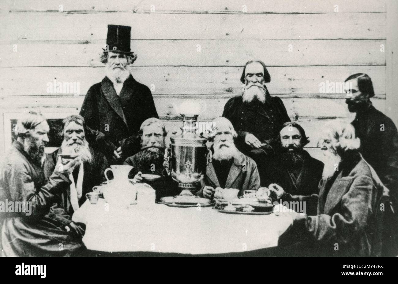 Russian landowners, Russia 1900s Stock Photo - Alamy