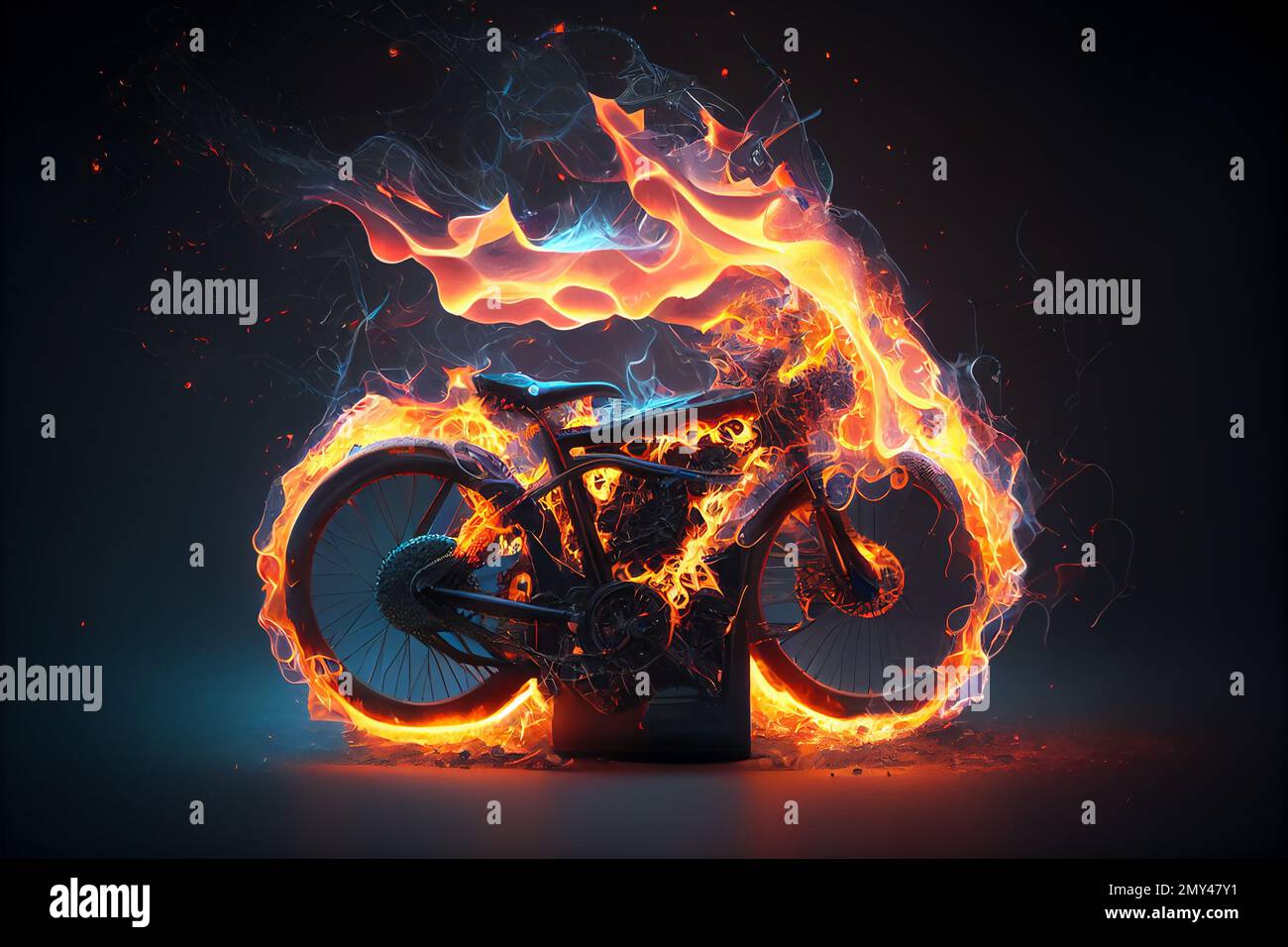 E bike fire hi-res stock photography and images - Alamy