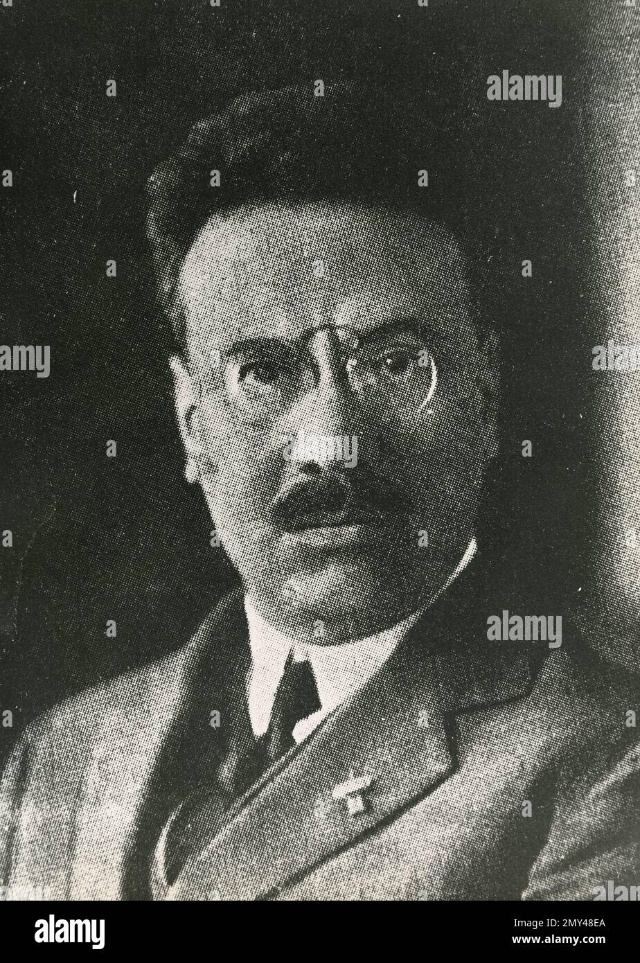 Portrait of Italian politician and journalist Roberto Forges Davanzati ...