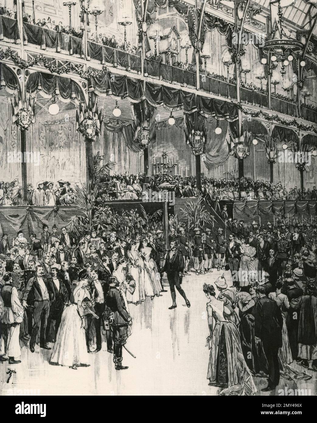 The Ball offered in the Palace of Industry on the occasion of the ...