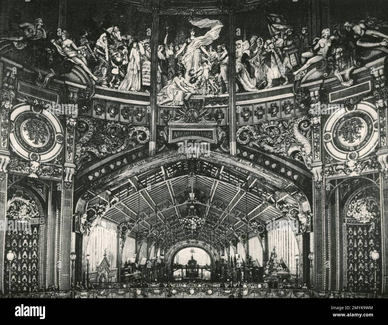 The Architecture Pavillon at the International Exhibition of Paris ...