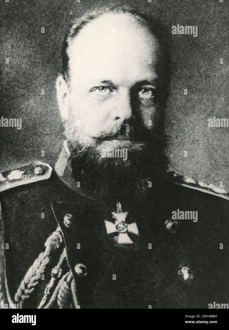 Portrait of Russian Emperor Alexander III, Russia 1880s Stock Photo - Alamy