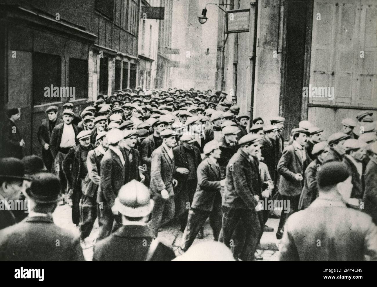 Communist demonstration in Paris, France 1920 Stock Photo - Alamy