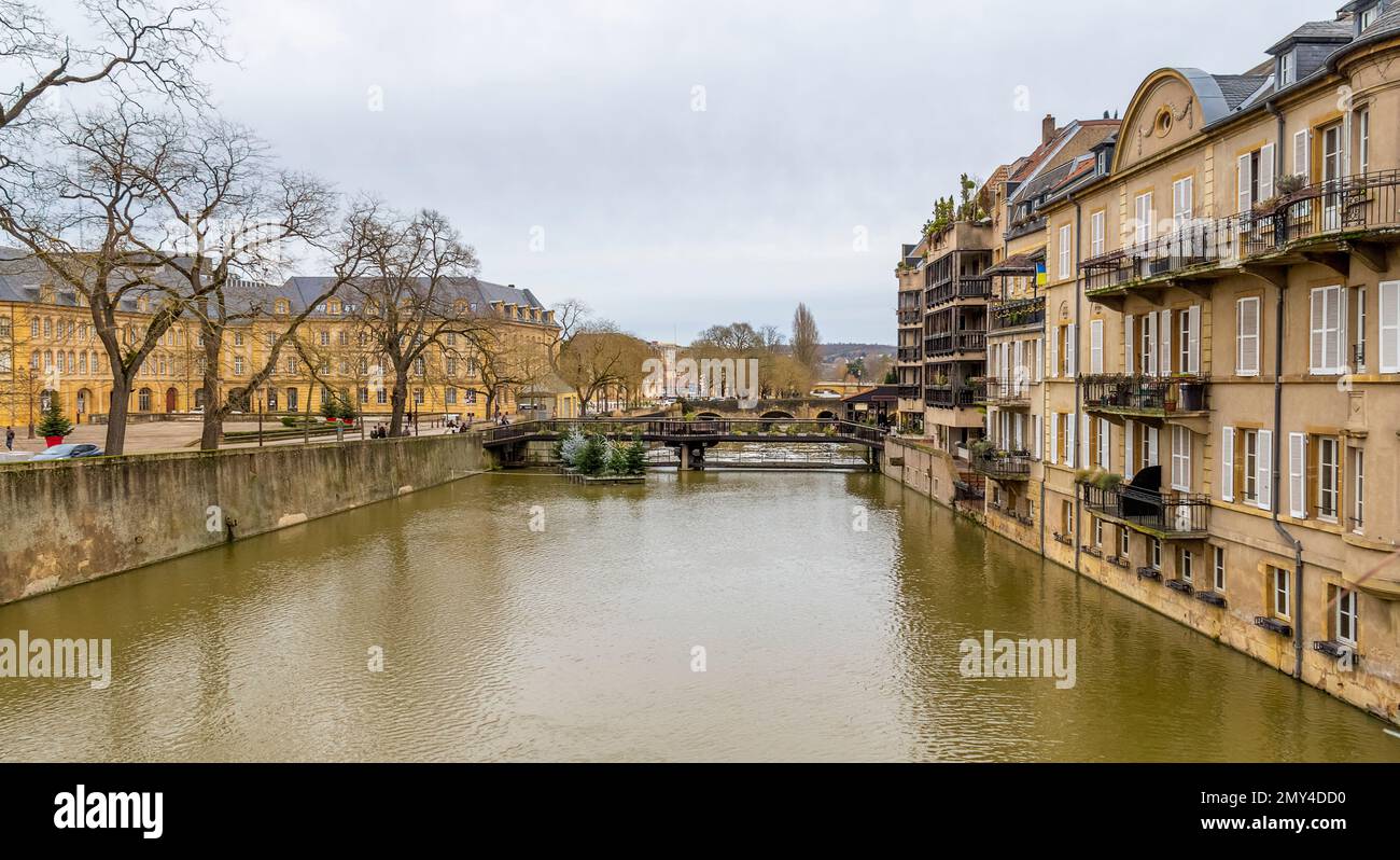Impression of Metz, a city in the Lorraine region located in northeast ...