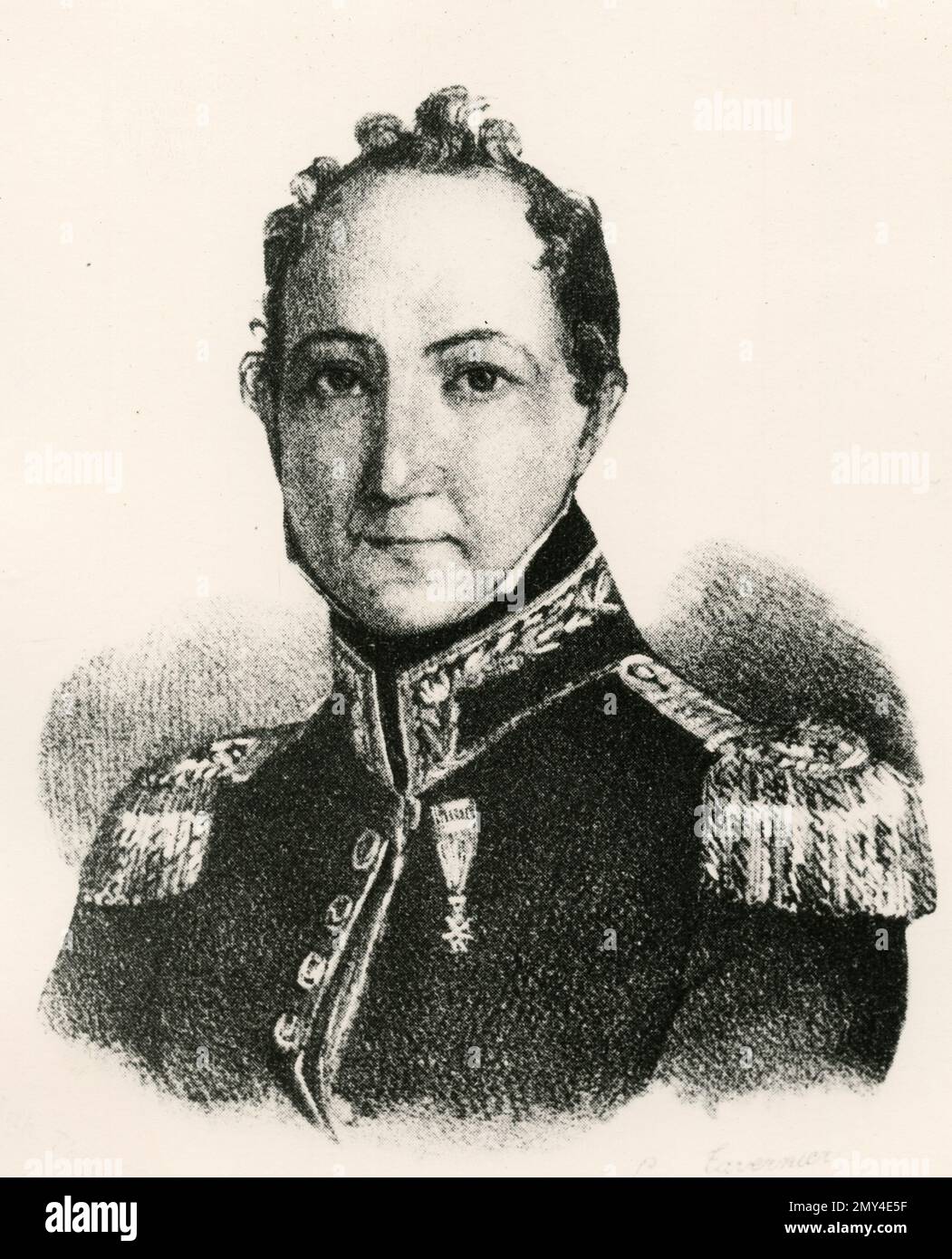 Portrait of Venezuelan military and political leader Lino De Clemente ...