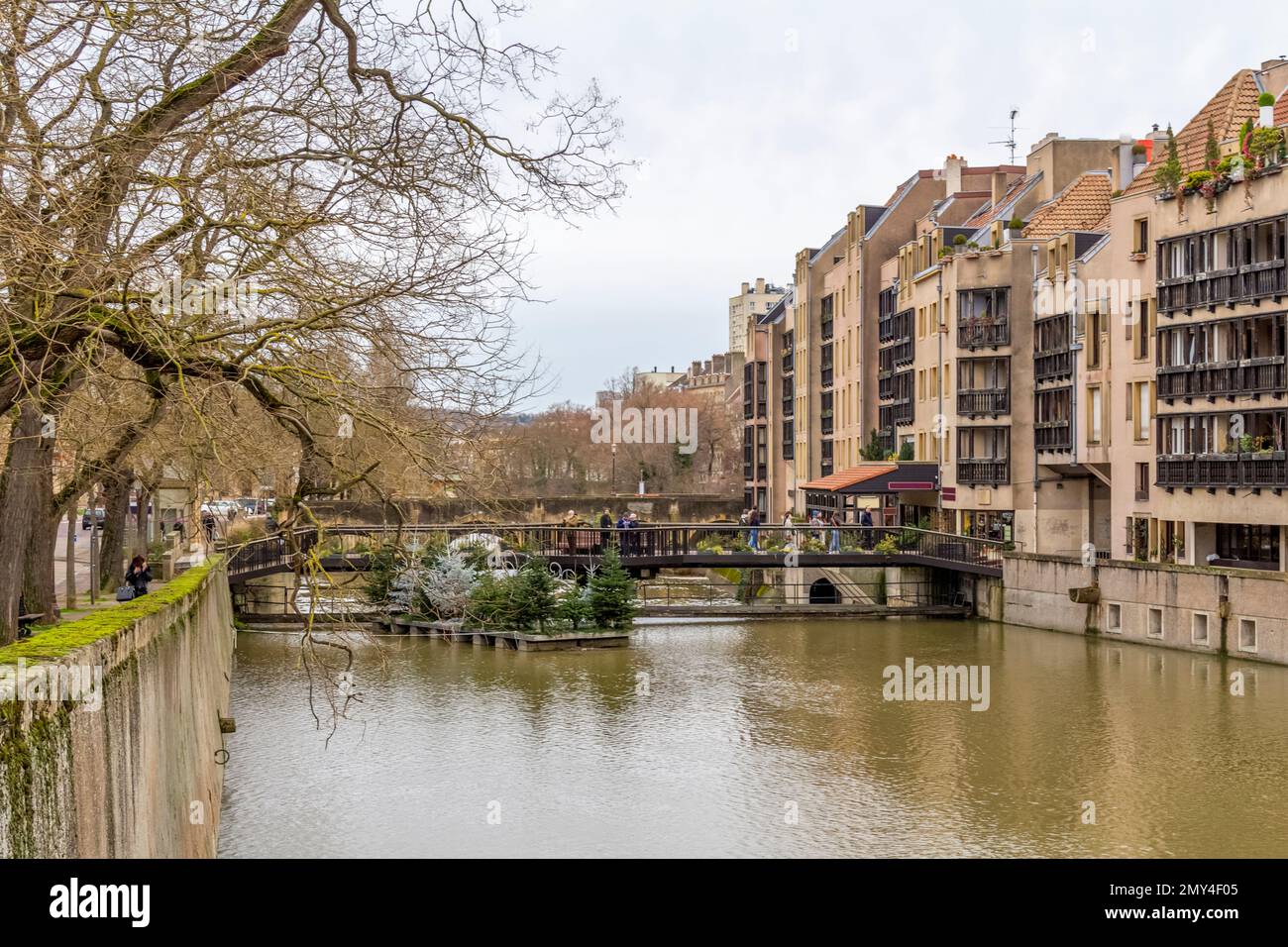 Impression of Metz, a city in the Lorraine region located in northeast ...