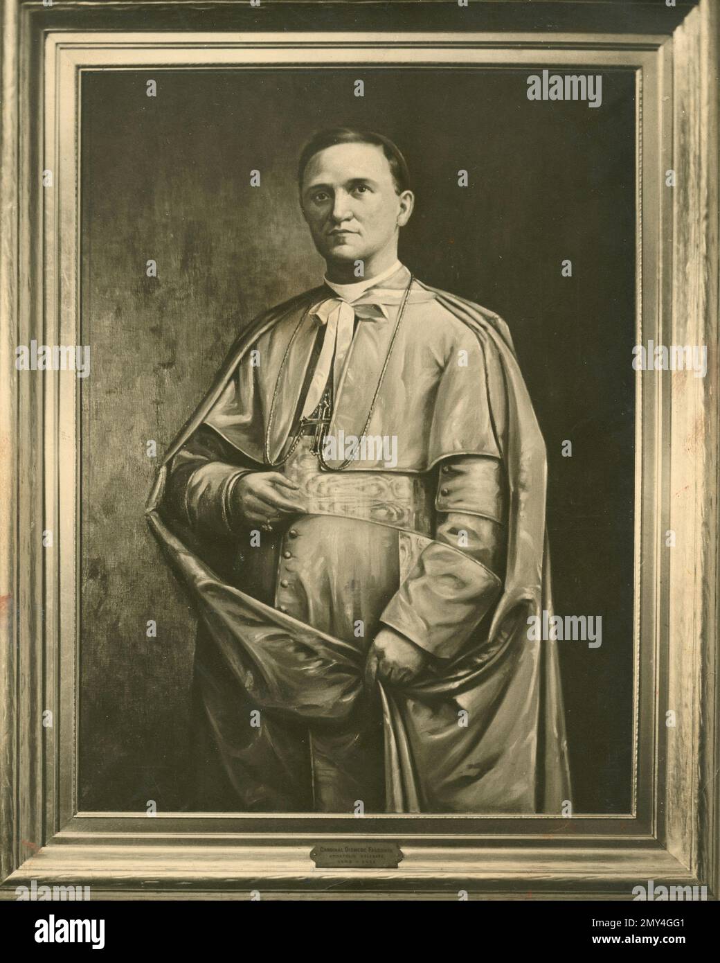 Portrait of prelate of the Roman Catholic Church Cardinal Diomede ...