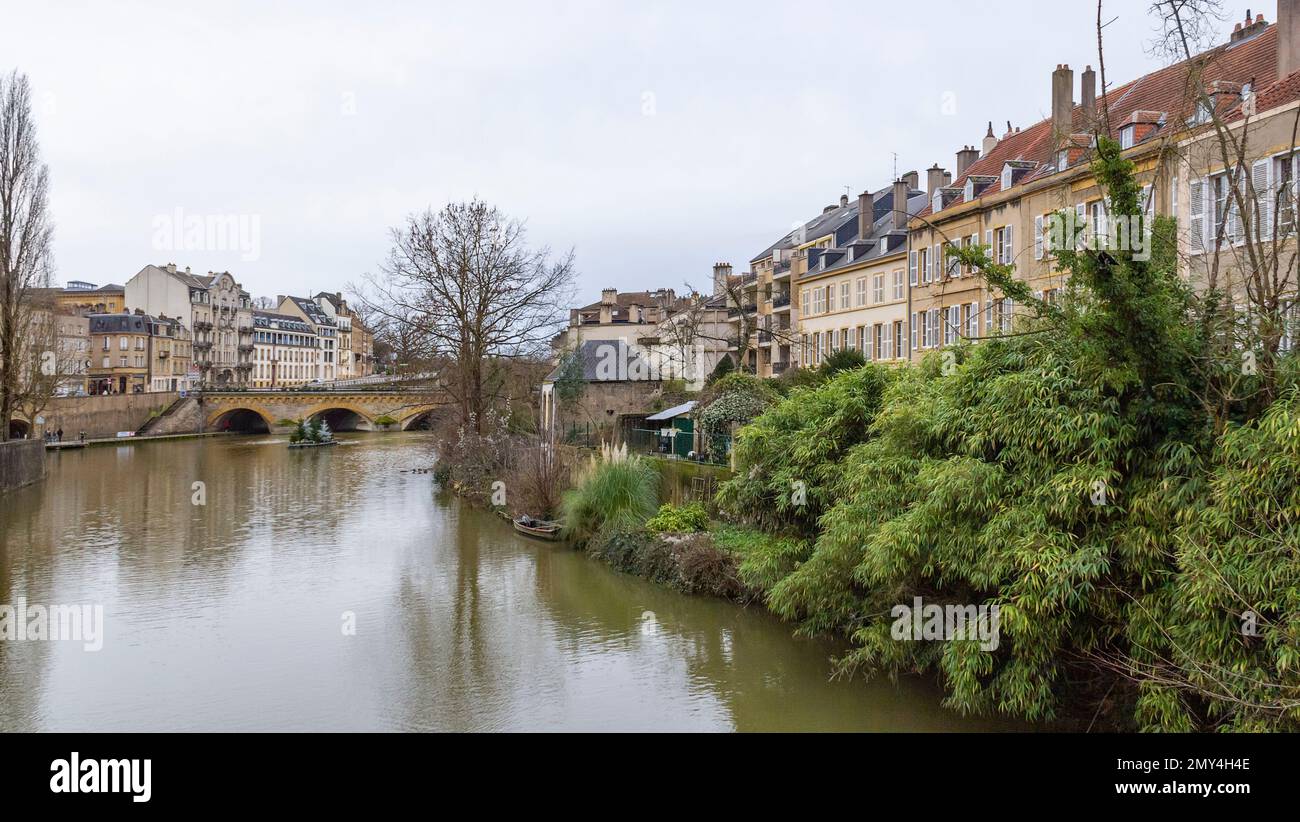 Impression of Metz, a city in the Lorraine region located in northeast ...