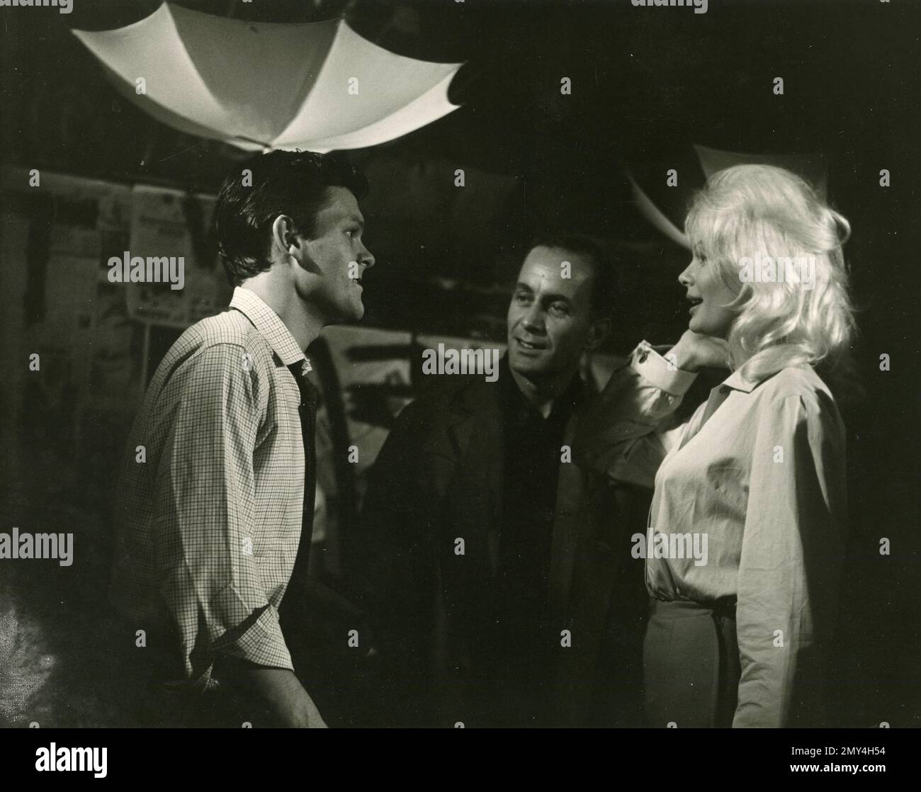Actress Margaret Rose Keil and actors Frank Jarvis and Peter Burton in ...