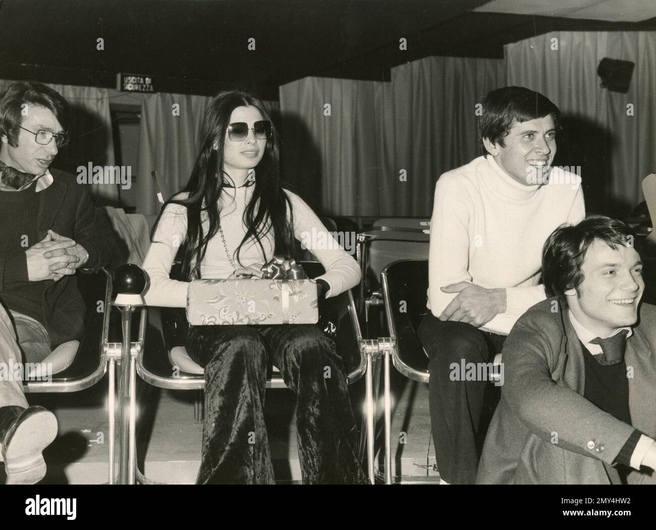 Italian singers from left: Nicola Di Bari, Rosanna Fratello, Gianni ...