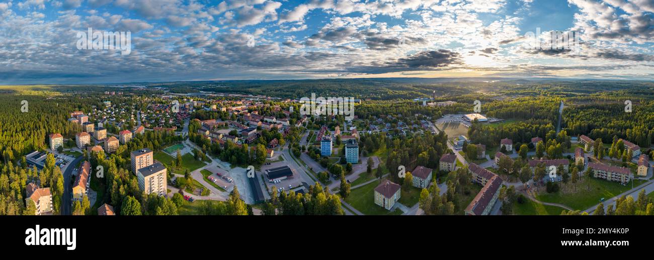 Västanfors district in Fagersta, Sweden Stock Photo - Alamy