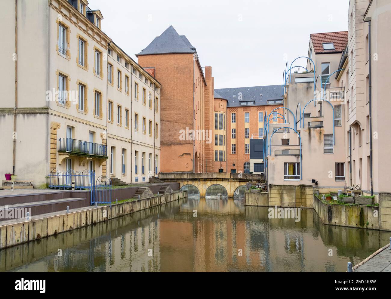 Impression of Metz, a city in the Lorraine region located in northeast ...