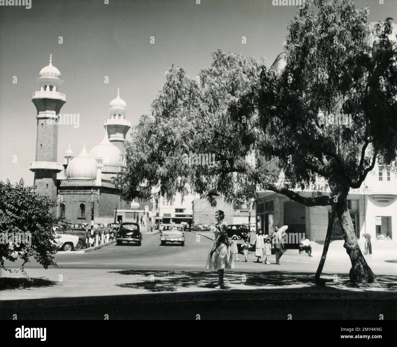 View of the Jamia Mosque, Nairobi, Kenya 1960s Stock Photo - Alamy