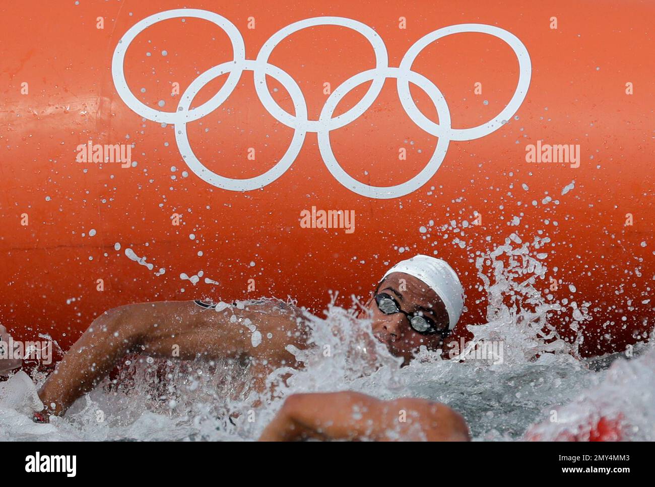 Egypt's Marwan Ahmed Aly Morsy Elamrawy competes in the men's marathon ...
