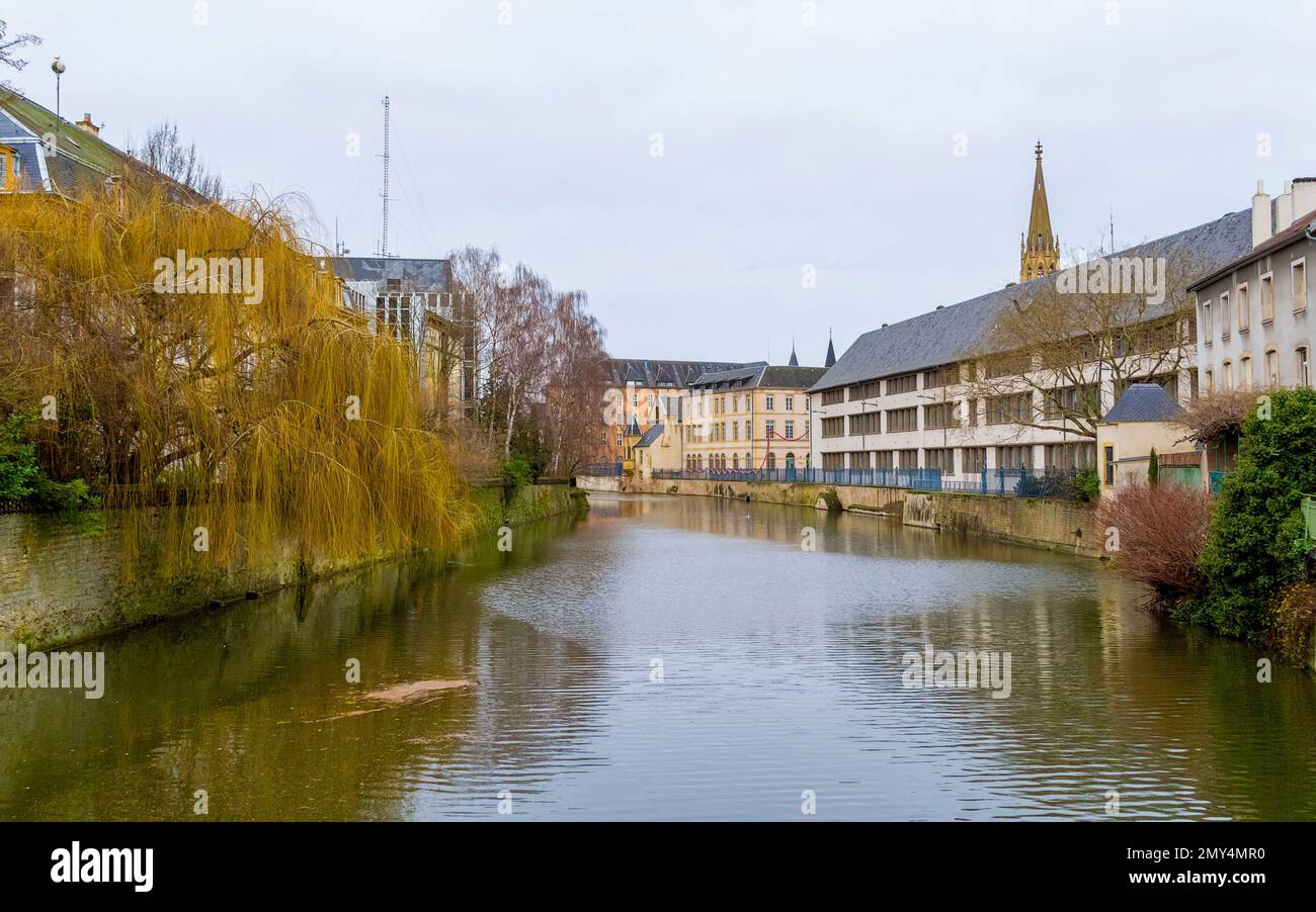 Impression of Metz, a city in the Lorraine region located in northeast ...